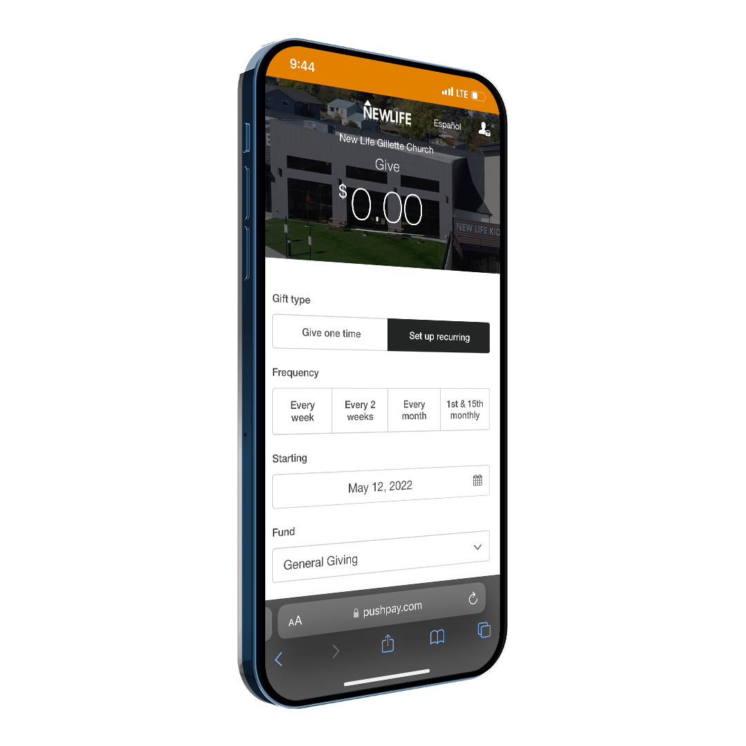 Giving - New Life Gillette Church